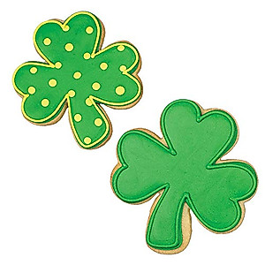 St. Patrick's Day Irish Shamrock Cookie Cutter, 3.75" Made in USA by Ann Clark
