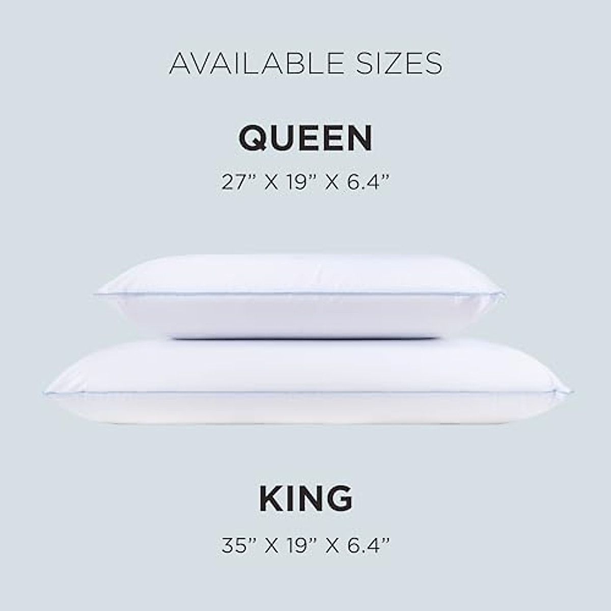 Tempur-Pedic TEMPUR-Cloud Dual Cooling Pillow, Queen, White