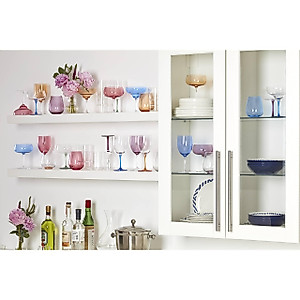 Oneida Bottoms Up Wine Glasses, Set of 4, 4 Count, Multi