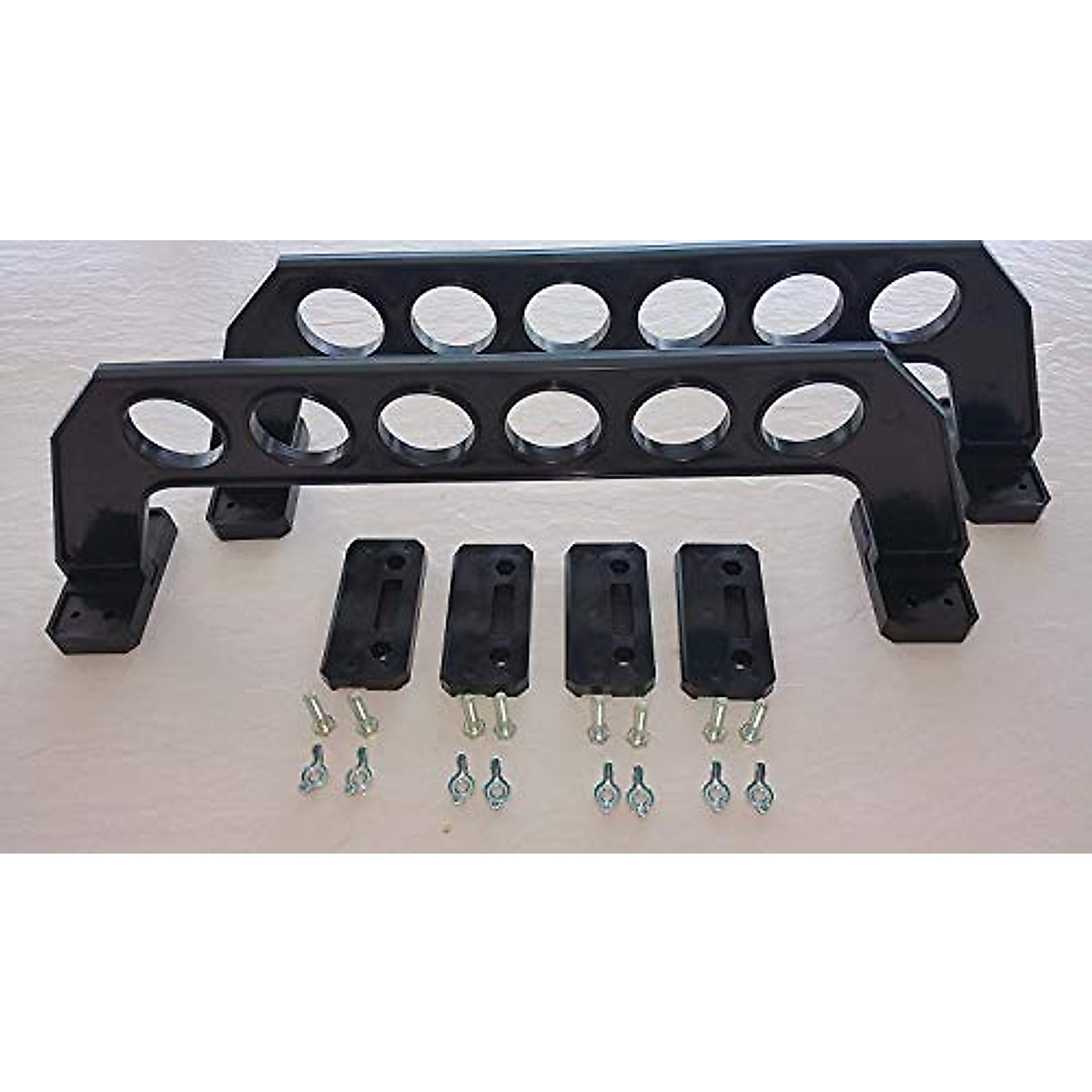 Cobra Storage Garage Door Fishing Rod Holder Rack - 21" (21 inch (4 panel garage doors))