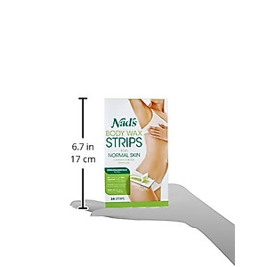 Nad's Hair Removal Strips, 24 Strips (Pack of 2)