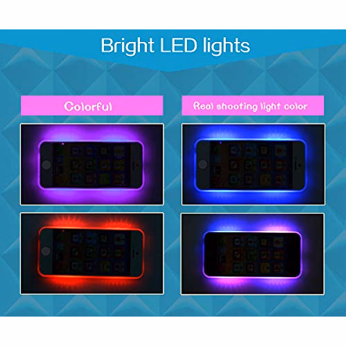 YOYOSTORE Child's Interactive My First Own Cell Phone - Play to learn, touch screen with 8 functions and dazzling LED lights