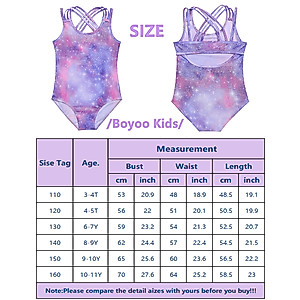 Boyoo Girls' Sleeveless Gymnastics Ballet Dance Leotard Cross Straps Back Camisole Tank Leotards
