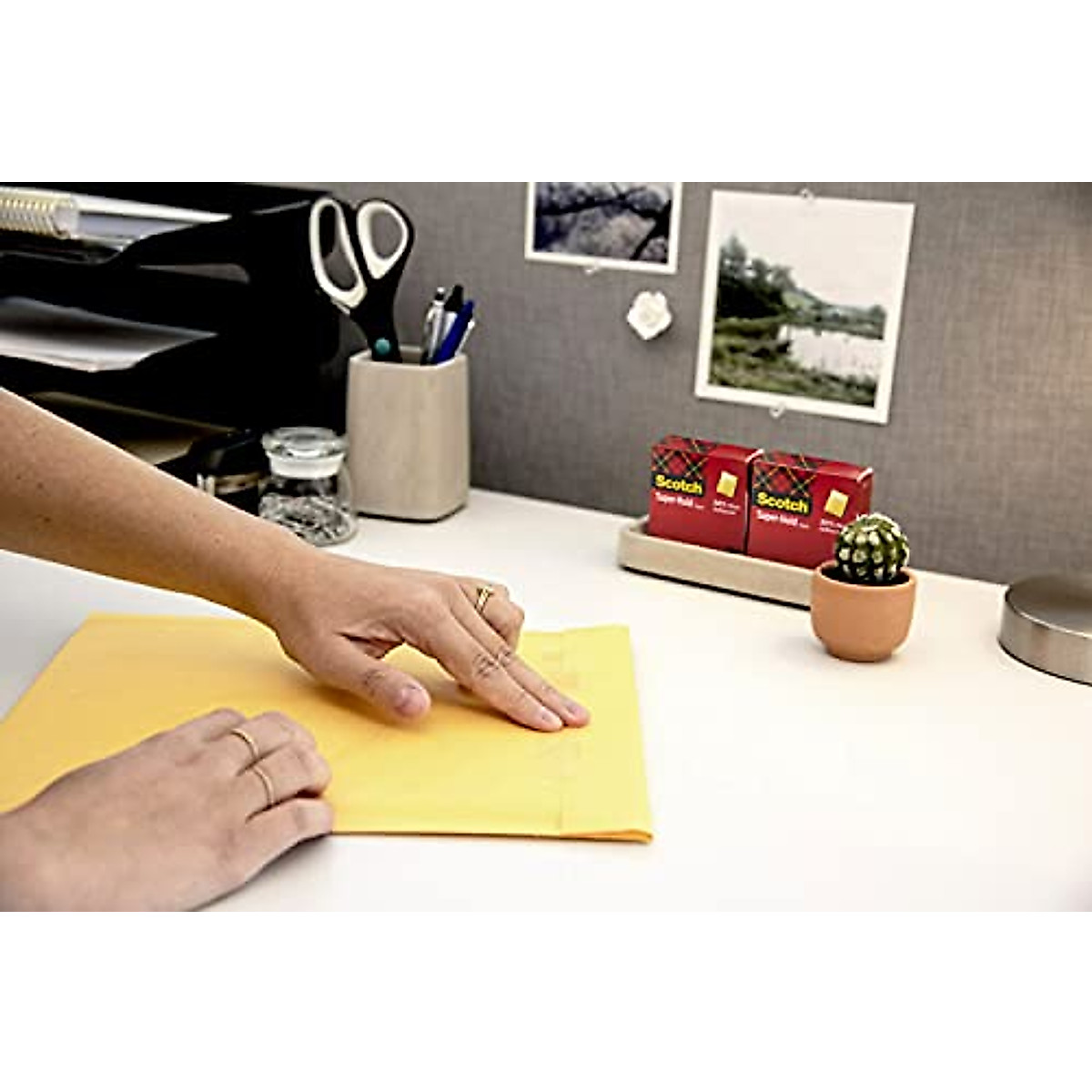 Scotch Super-Hold Tape, 6 Rolls, Transparent Finish, 50% More Adhesive, Trusted Favorite, 3/4 x 1000 Inches, Boxed (700K6)