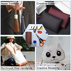 Numola Leather Repair Patch 4×60 inch Strong Adhesive Repair Tape, Anti Scratch Stick On Patch for Couch, Sofas, Car Seat, DIY Upholstery, Handbags, Jackets(Dark Brown)