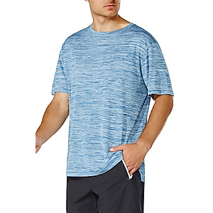 GRAMVAL Men's Crew T-Shirt,Light Weight Dry-Fit Moisture Wicking Active Athletic Performance