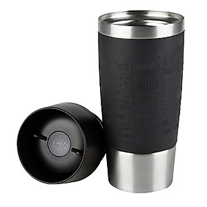 Emsa Vacuum mug "Travel Mug" 12.2 fl .oz. in black, Black