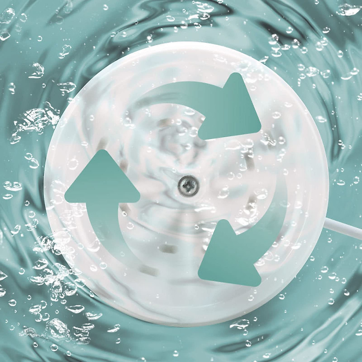 Mini Washing Machine, 30W 5V Foldable Design Sonicleaning Automatic Cycle USB Power Portable Washing Machine for Socks Underpant, Small Washer for Home Business Travel College Room