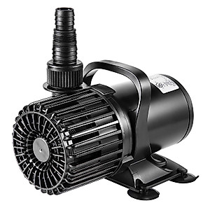 VIVOSUN 1600 GPH Submersible Water Pump, 100W Pond Pump, Ultra Quiet Aquarium Pump with 14FT. Lift Height for Pond, Waterfall, Fish Tank, Statuary, Hydroponic