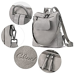 CLUCI Womens Backpack Purse Large Leather Travel Convertible Fashion Designer Ladies Purse