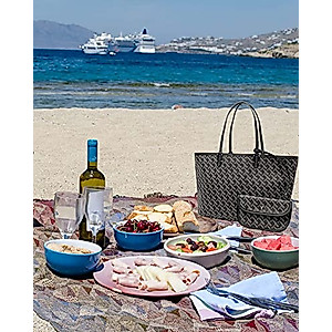 TEXTMENOW Women's Puffer Tote Handbags Purse Sets for Women Large Leather Clutch Dupes Hobo Shoulder Bag for Travel Beach 3pcs (black)