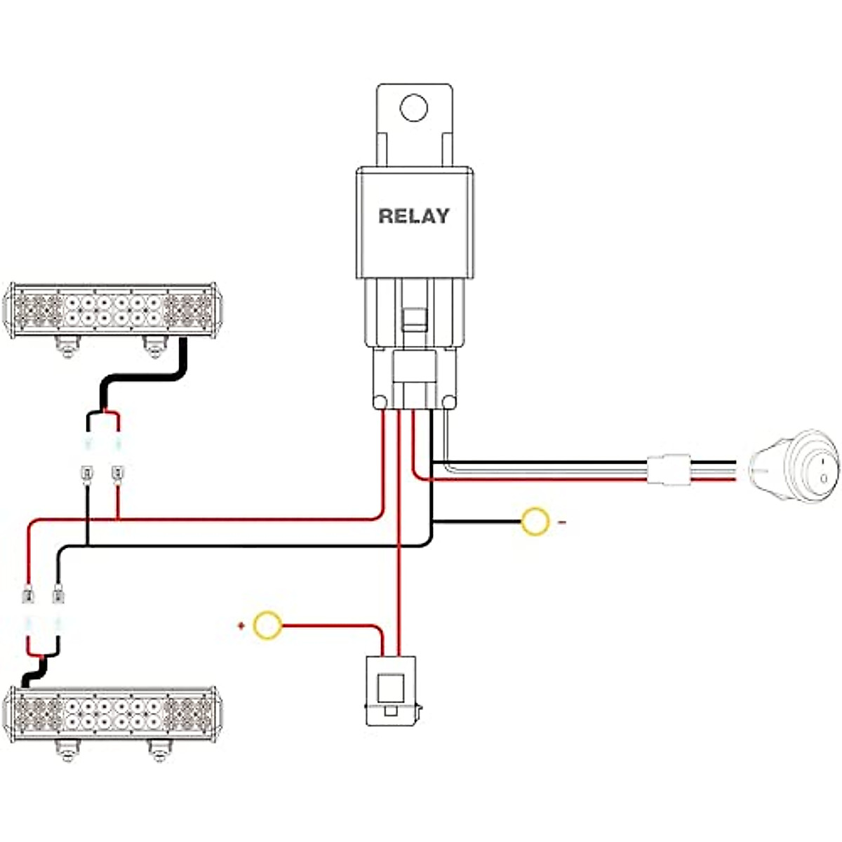 Nilight 12 Inch 300W LED Light Bar Triple Row Flood Spot Combo, Aluminum Housing, IP67 Waterproof, 30000LM, 2 Years Warranty