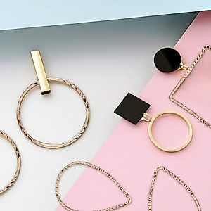 SEWACC 30pcs Jewelry Findings for Making Jewelry Earring Hoops for Jewelry Making Earring Kit Geometry Dangle Earring Making Kit Earring Supplies Earring Charms Heart Made