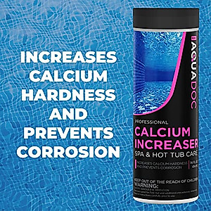 AquaDoc | Spa Calcium Hardness Increaser Hot Tub Owners Rely on, Calcium Increaser Spa Hardness Increaser & Calcium Booster for Hot Tubs, Spa Calcium Increaser & Hot Tub Water Hardener Spa Chemicals