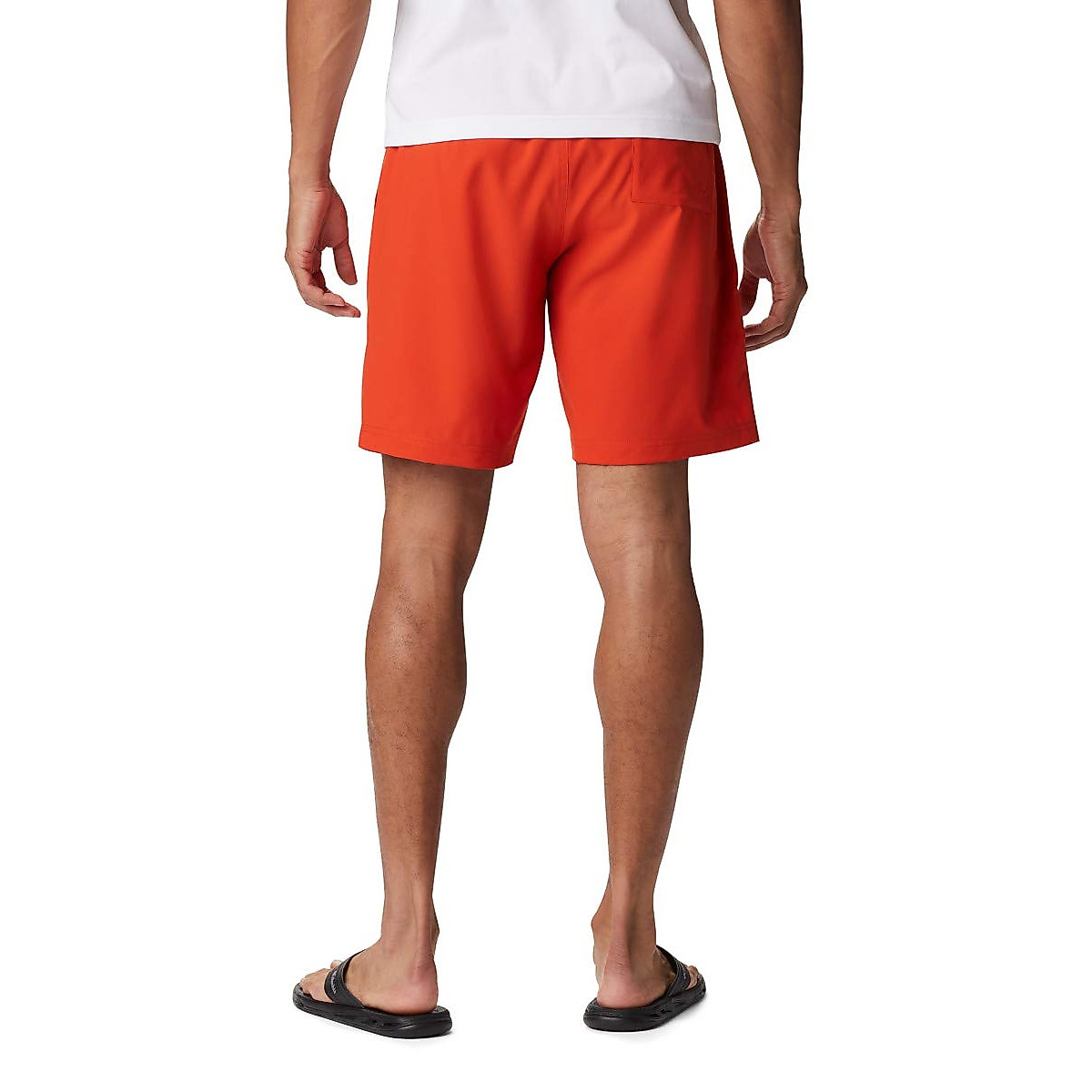 Columbia Men’s Summertide Stretch Short, Sun Protection, Stain Resistant, Bonfire, 4X Big