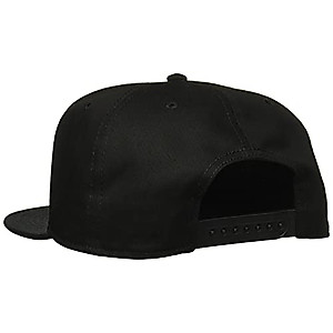 Buckle-Down Men's Snapback Hat-Honda Logo Weave Black/White, Multicolor, One Size Fits Most