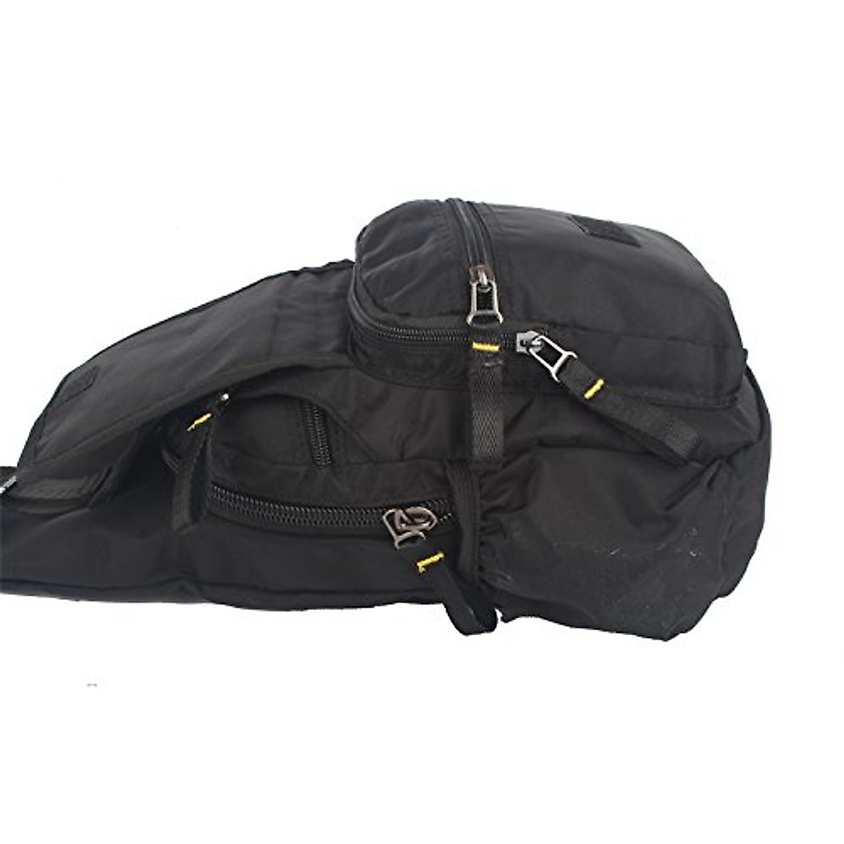 Innturt Nylon Sling Bag Small Backpack Crossbody Shoulder Bag Sling Pack Black