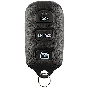 Discount Keyless Replacement Hatch Glass Key Fob Car Remote and Uncut Ignition Key Compatible with HYQ12BBX, ID 4C