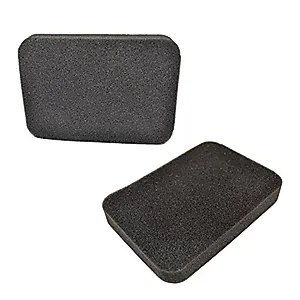 HQRP 2-Pack Foam Cleaner Element compatible with Honda EM3000, EM3500, EM3800, EM4000, EM5000, EM6000, EM6500, EMS4000, EMS4500 Series Generators