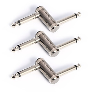 MOOER PC-Z Shape Z Guitar Pedal Connector Patch Connector (3-Pack) Keep Your Pedalboard Tidy