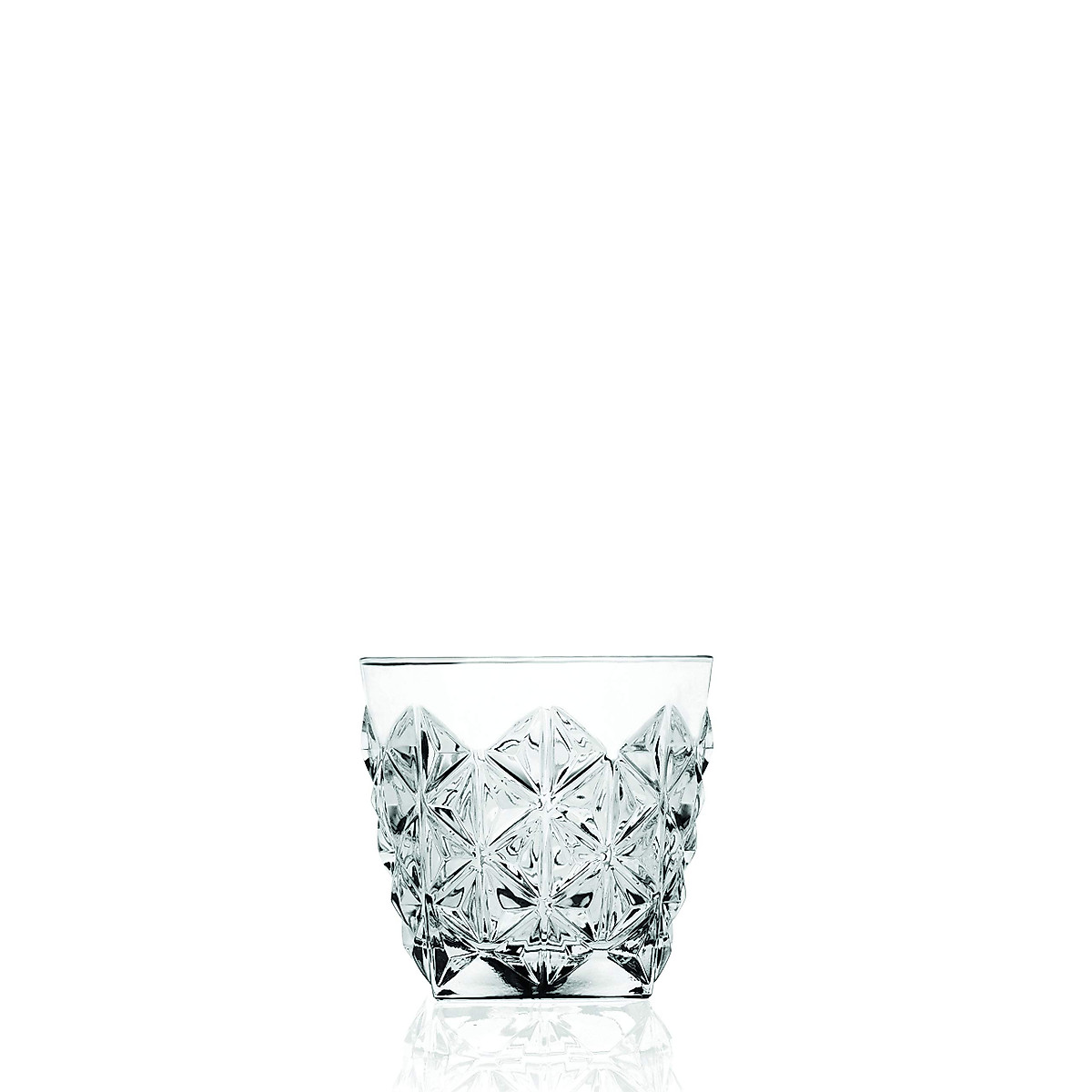 Barski Tumbler Glass - Double Old Fashioned - Set of 6 - Glasses - Designed DOF Crystal Glass Tumblers - For Whiskey - Bourbon - Water - Beverage - Drinking Glasses - 12.5 oz. - Made in Europe