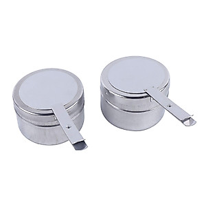 8 Quart Stainless Steel Chafing Dish Buffet Set, Retro Silver Rectangular Catering Chafer Warmer Set with Wooden Handle Fuel Holder, Stainless Steel Buffet Servers for Kitchen Party Banquet Dining