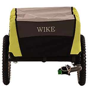 Wike City Cargo Bicycle Trailer - Black/Lime