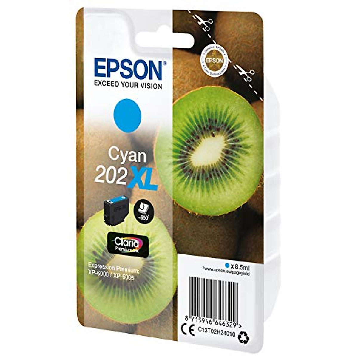 Epson EP64632 Inkjet Catridge - Cyan, Amazon Dash Replenishment Ready