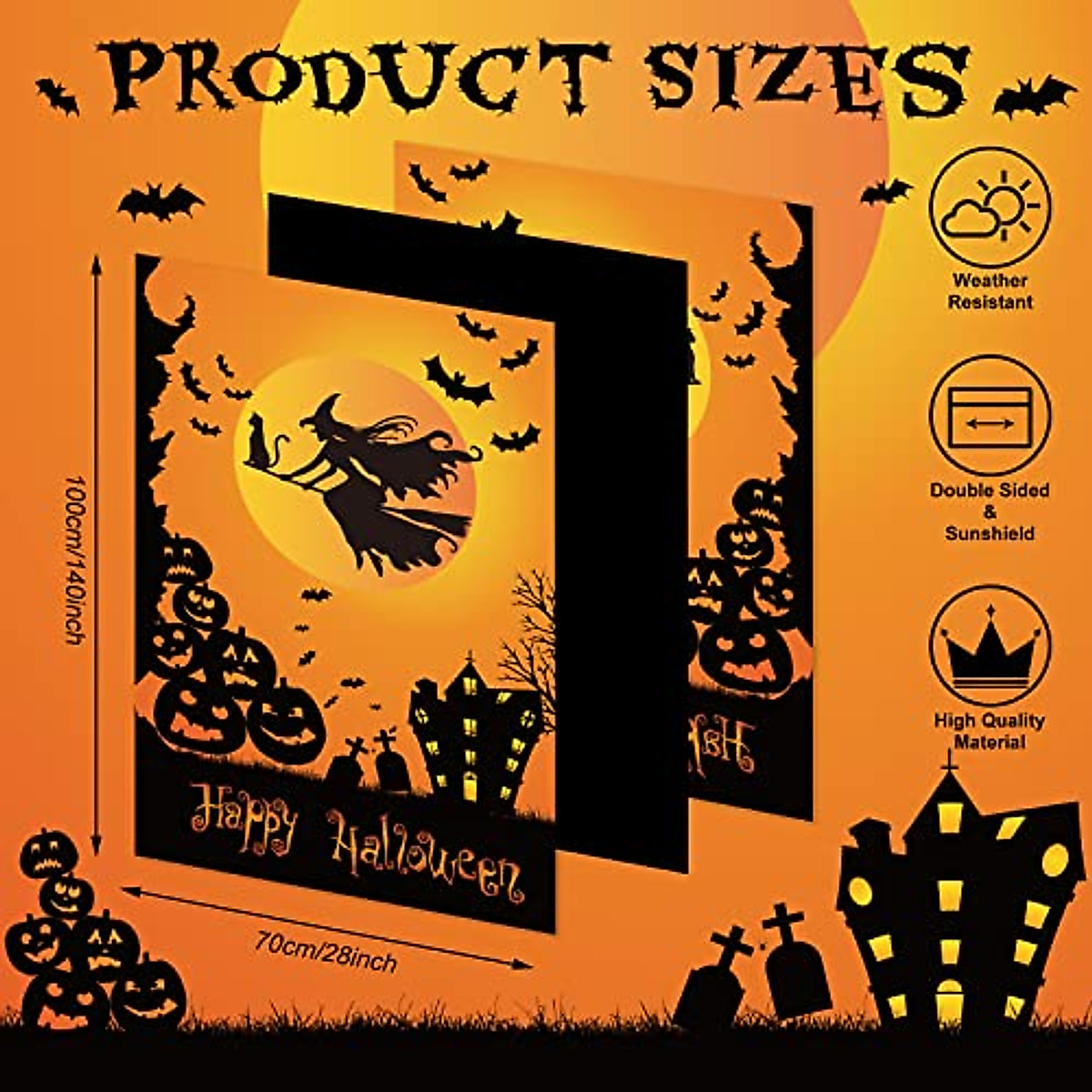 28 x 40'' Seasonal Garden Flags 8 Pack Large Holiday Yard Flags Valentines Garden Flags Double Sided Seasonal Lawn Flags Polyester Festive Outdoor Flag Set for Seasons Holiday Outside Decor (Cute)