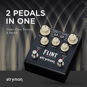 Strymon Flint V2 Tremolo and Reverb Guitar Effects Pedal for Electric and Acoustic Guitar, Synths, Vocals and Keyboards