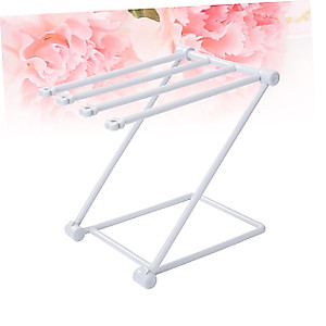 SHOWERORO Kitchen Washcloths Rack Kitchen Towel Stand Hand Towel Holder Kitchen Dish Cloth Rack Countertops Towel Rack Vanities Towel Holder Dishcloth Drying Rack No Punching Bowl Cloth