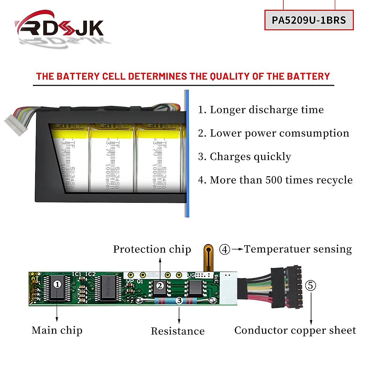 PA5209U-1BRS Laptop Battery for Toshiba Satellite L10-B003 L10W-B L10W-C L10T L10W L15W-B L15W-B1208X L15W-B1302 L15W-B1310 Radius 11 L10W-C L10W-C-10C L10W-C-10H Serie P000627450 WSTBBT050O 7.2V 28Wh