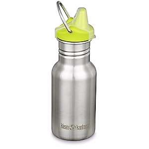 Klean Kanteen Kid Classic Narrow 12oz (w/Sippy Cap) Brushed Stainless