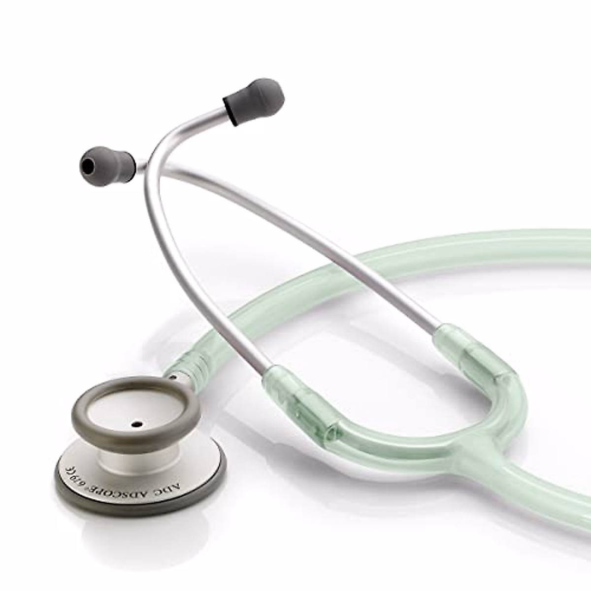 ADC 619FS Adscope Lite Model 619 Ultra Lightweight Clinician Stethoscope with Tunable AFD Technology, Sea Glass