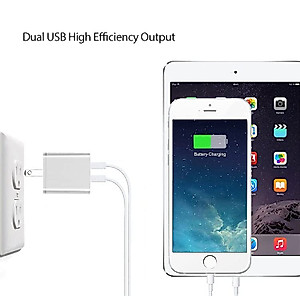 Quick Charge 3.0 Ylishi 10W USB Wall Charger Block Fast USB Wall Plug Compatible Phone 13/13 Mini/13 Pro/13 Pro Max/12 Pro Max SE (White)
