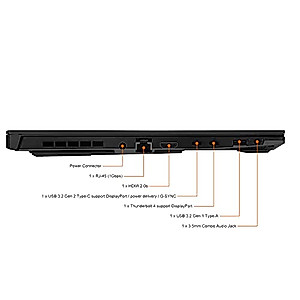 ASUS TUF Dash F15 15.6" 144Hz (Intel 12th Gen i7-12650H, 32GB DDR5 RAM, 1TB PlCe SSD, Geforce RTX 3070 8GB) Thin Bezel Gaming Laptop, Thunderbolt 4,Backlit KB, IST Computers Cable, Win 11 Home