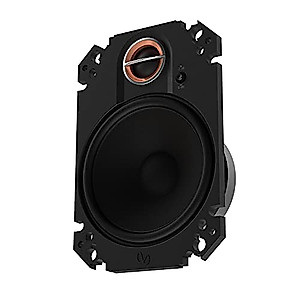 Infinity Kappa 4” x 6” Two-Way car Audio Plate Multi-Element Speaker/No Grill, Black, INFSPKKA463XFAM
