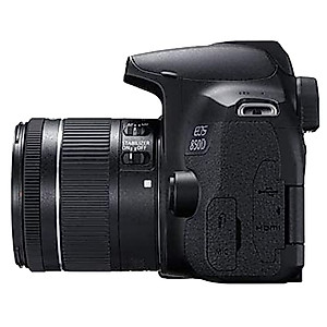 Canon EOS 850D (Rebel T8i) DSLR Camera w/EF-S 18-55mm F/4-5.6 Zoom is STM Lens + 420-800mm f/8.3 HD Telephoto Zoom Lens + 2X 64GB Memory + Hood + Case + Filters + Tripod + More (35pc Bundle)