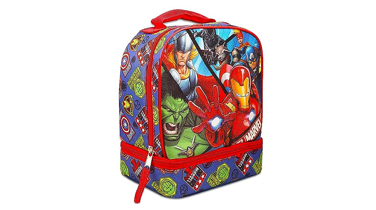 Marvel Avengers Lunch Box Set for Kids - Fun School Gear