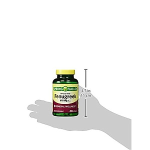 Spring Valley - Fenugreek 610 mg, 100 Capsules