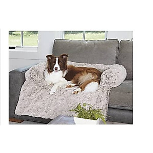 Luxury Couch Protector for Cats and Small Dogs, Faux Fur Sofa Protector for Pets, Car Dog Bed, Calming Cat Bed for Couch, Calming Small Dog Bed for Couch Couch, Protector for Small Dogs, (X-Small)