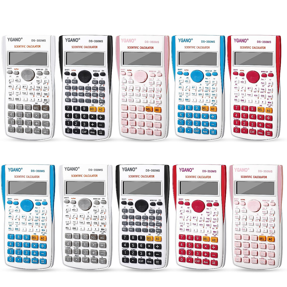 Copkim 10 Pack Scientific Calculators for Students & Teachers