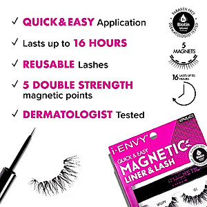 i•ENVY Magnetic Eyelashes Double Strength Reusable Lashes