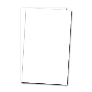 8.5 x 14 White Legal Size Card Stock Paper - 250 Sheets - 65lb Cover Cardstock - Perfect for Documents, Programs, Menus