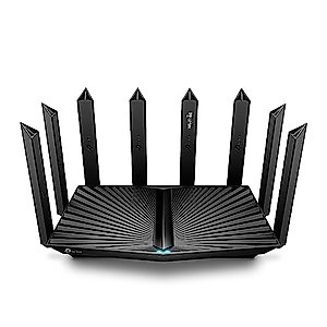 TP-Link - Archer AXE7800 Tri-Band Wi-Fi 6E Router - Black