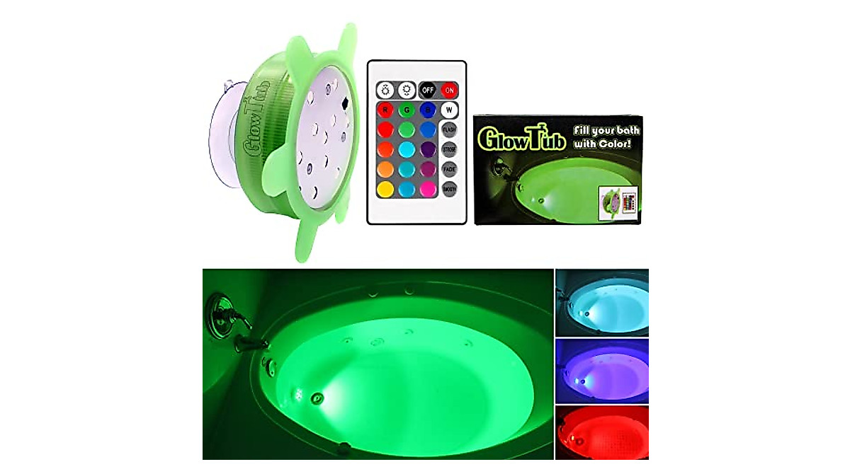 GlowTub Underwater LED Light - Color Changing Spa & Bathtub Glow