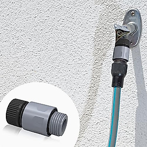 LIULO TOOL 8 Sets Garden Hose Quick Connector, 3/4 Inch Plastic Water Hose Fittings Male and Female Connectors Hose Adapters