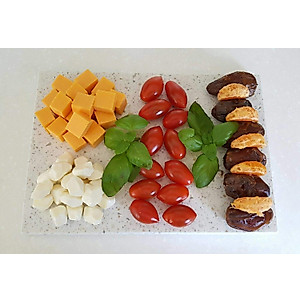 Rectangular Reclaimed Solid Surface (I.e. Corian) Cutting Board and Serving Board