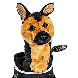 Daphne's Headcovers German Shepherd Driver Headcover | Premium Driver Headcovers | Funny Golf Club Covers | Stylish Protection for Your Clubs | Men's Golf Gear | Driver Headcover for Men and Women