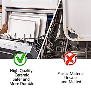 DELLING Large Serving Platter, 16/14/12 Inch Serving Plates, White Rectangular Porcelain Platters for Serving Food, Serving Trays for Party, Entertaining, Appetizer, Fruit, Sushi - Set of 3